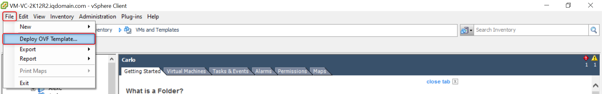 Appliance Installation - VMware – CloudSphere